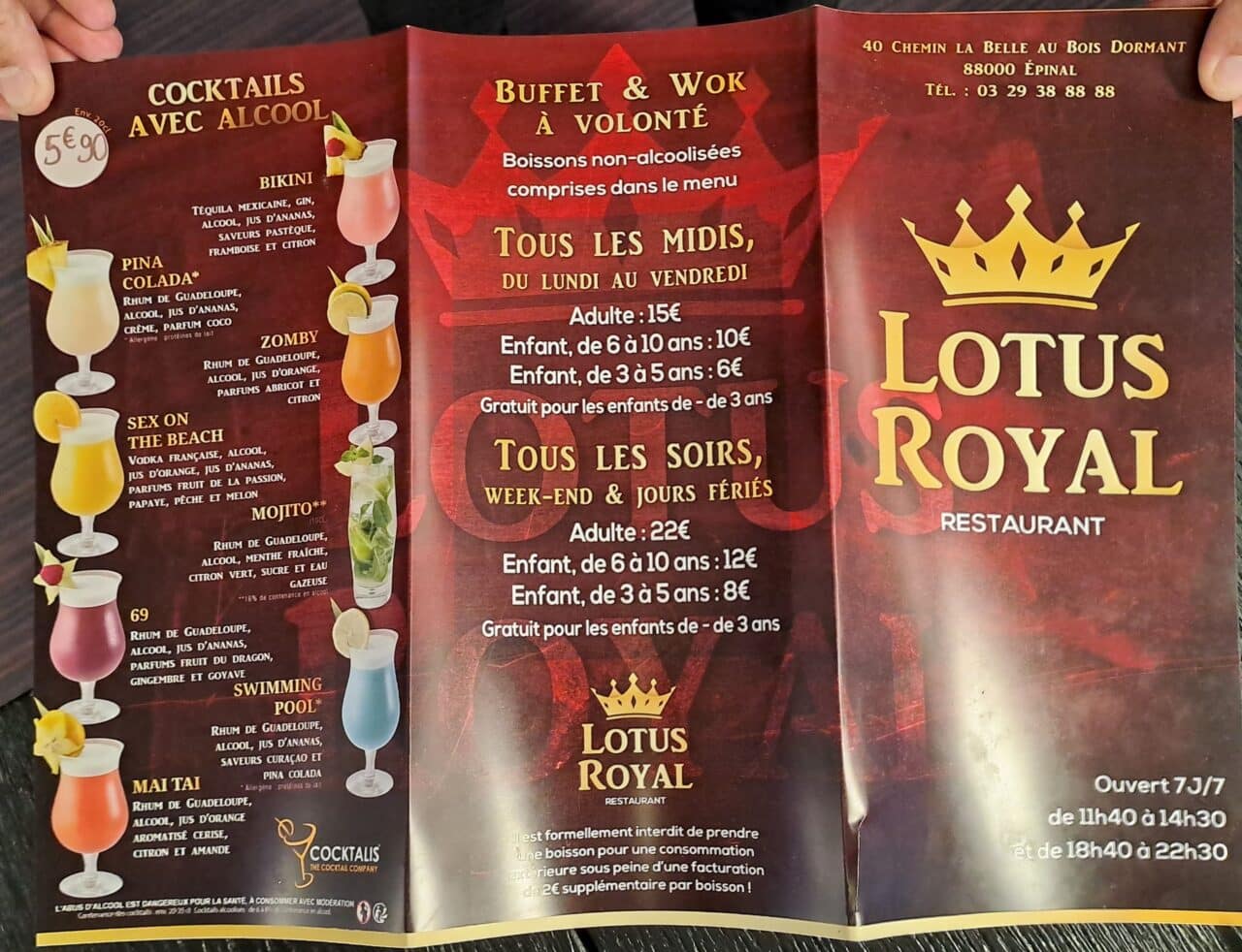 NOTRE CARTE - LOTUS ROYAL